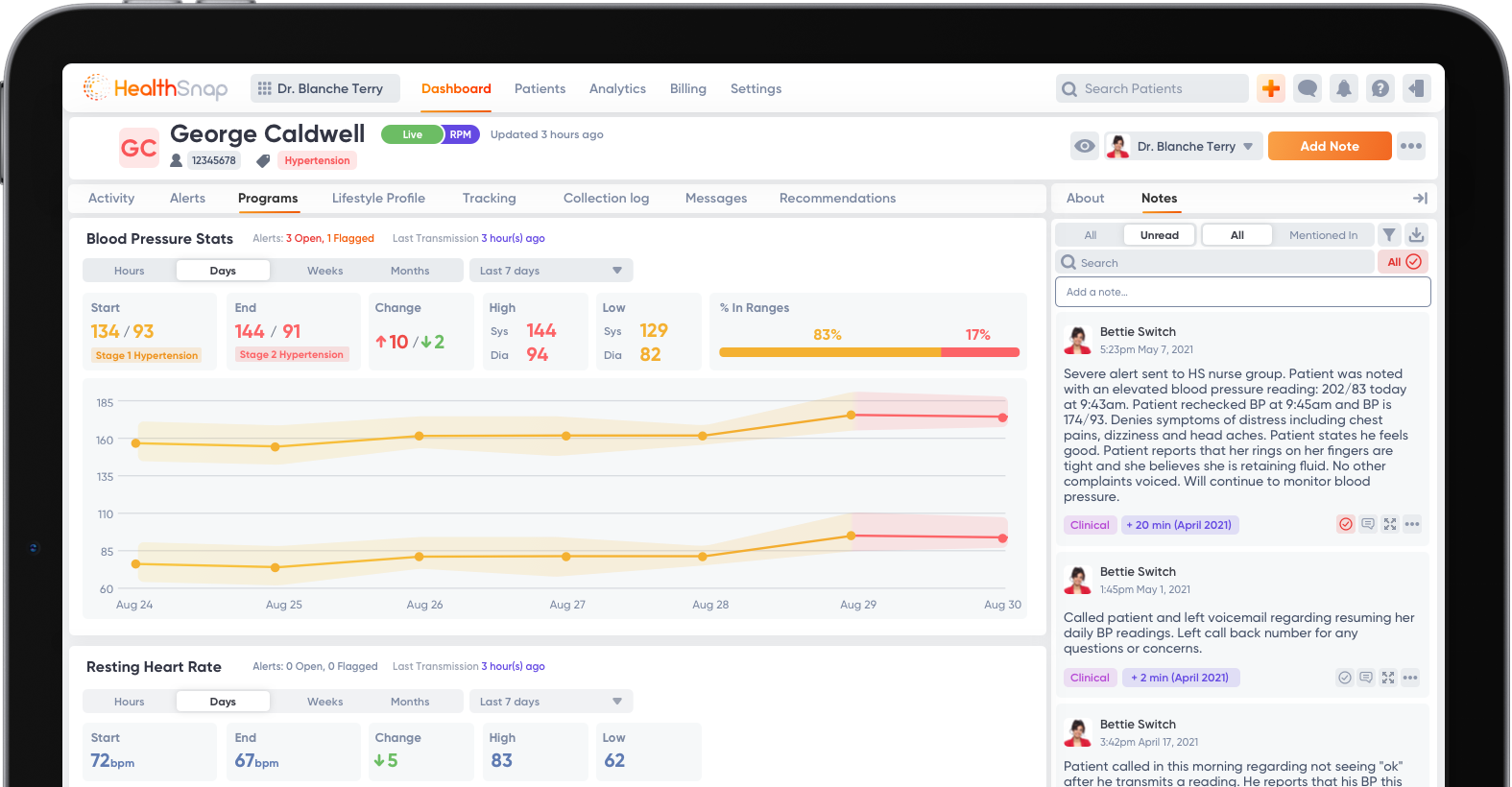 Platform – HealthSnap: RPM and CCM